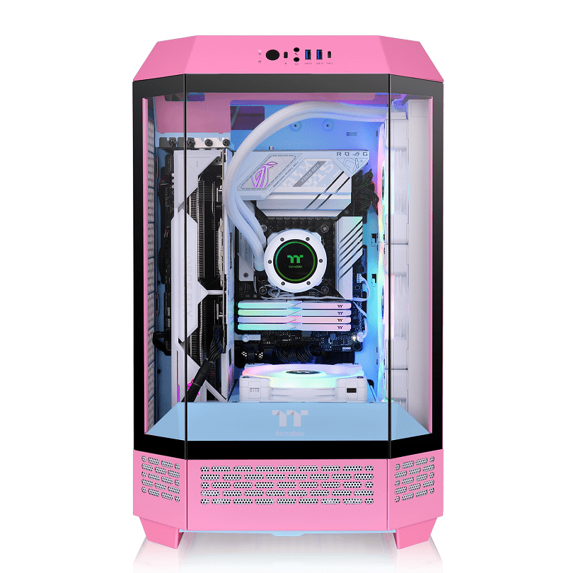 Thermaltake The Tower 300 - Bubble Pink – Utopia Computers